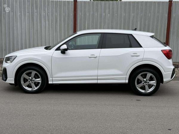 White Audi Q2 2023 in Vilkaviskis, with an engine capacity of 1.50 L and mileage of 81 thousand km for 19500 €, photo 6 on AUTOMOTO.COM.LV