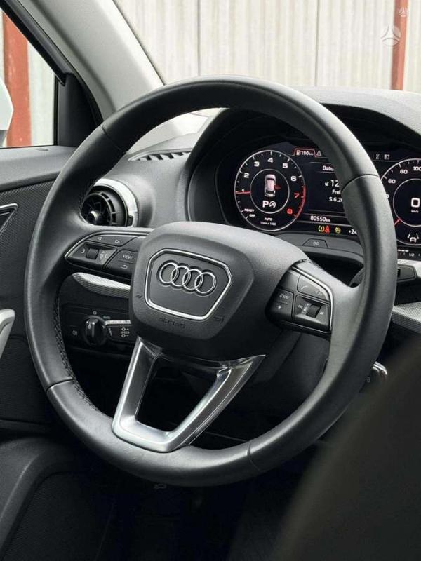 White Audi Q2 2023 in Vilkaviskis, with an engine capacity of 1.50 L and mileage of 81 thousand km for 19500 €, photo 9 on AUTOMOTO.COM.LV