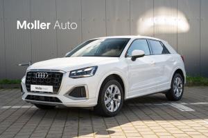 White Audi Q2 2024 in Ventspils, with an engine capacity of 1.50 L and mileage of 13 thousand km for 28800 €, photo 4 on AUTOMOTO.COM.LV