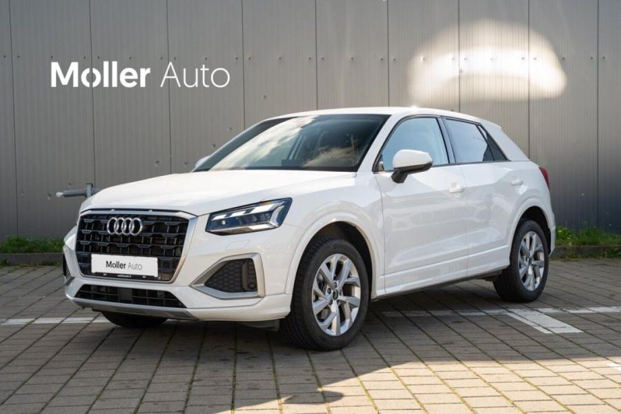 White Audi Q2 2024 in Ventspils, with an engine capacity of 1.50 L and mileage of 13 thousand km for 28800 €, photo 4 on AUTOMOTO.COM.LV