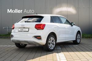 White Audi Q2 2024 in Ventspils, with an engine capacity of 1.50 L and mileage of 13 thousand km for 28800 €, photo 9 on AUTOMOTO.COM.LV