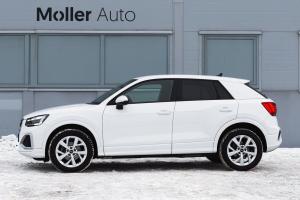 White Audi Q2 2024 in Ventspils, with an engine capacity of 1.50 L and mileage of 13 thousand km for 28800 €, photo 28 on AUTOMOTO.COM.LV