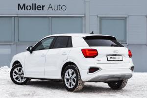 White Audi Q2 2024 in Ventspils, with an engine capacity of 1.50 L and mileage of 13 thousand km for 28800 €, photo 29 on AUTOMOTO.COM.LV