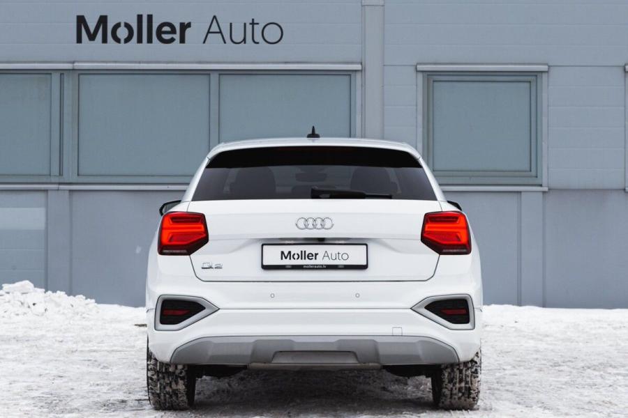 White Audi Q2 2024 in Ventspils, with an engine capacity of 1.50 L and mileage of 13 thousand km for 28800 €, photo 30 on AUTOMOTO.COM.LV
