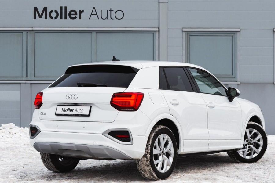 White Audi Q2 2024 in Ventspils, with an engine capacity of 1.50 L and mileage of 13 thousand km for 28800 €, photo 31 on AUTOMOTO.COM.LV