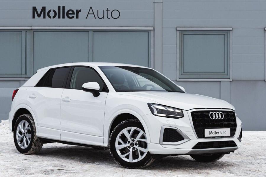 White Audi Q2 2024 in Ventspils, with an engine capacity of 1.50 L and mileage of 13 thousand km for 28800 €, photo 33 on AUTOMOTO.COM.LV