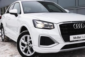 White Audi Q2 2024 in Ventspils, with an engine capacity of 1.50 L and mileage of 13 thousand km for 28800 €, photo 38 on AUTOMOTO.COM.LV