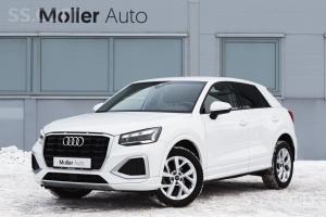 White Audi Q2 2024 in Ventspils, with an engine capacity of 1.50 L and mileage of 13 thousand km for 27900 €, photo  on AUTOMOTO.COM.LV