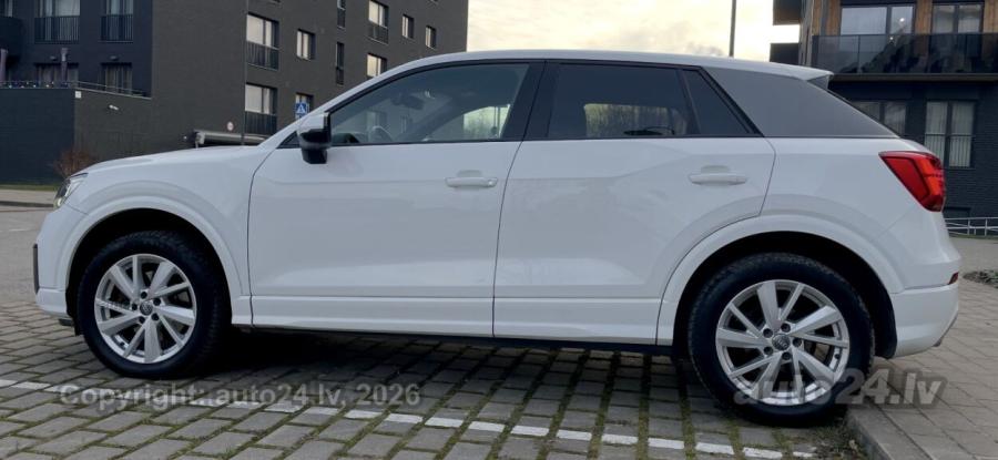 White Audi Q2 2017 in Tallinn, with an engine capacity of 1.60 L and mileage of 95 thousand km for 16000 €, photo 6 on AUTOMOTO.COM.LV