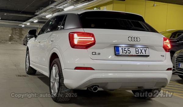 White Audi Q2 2017 in Tallinn, with an engine capacity of 1.60 L and mileage of 95 thousand km for 16000 €, photo 7 on AUTOMOTO.COM.LV