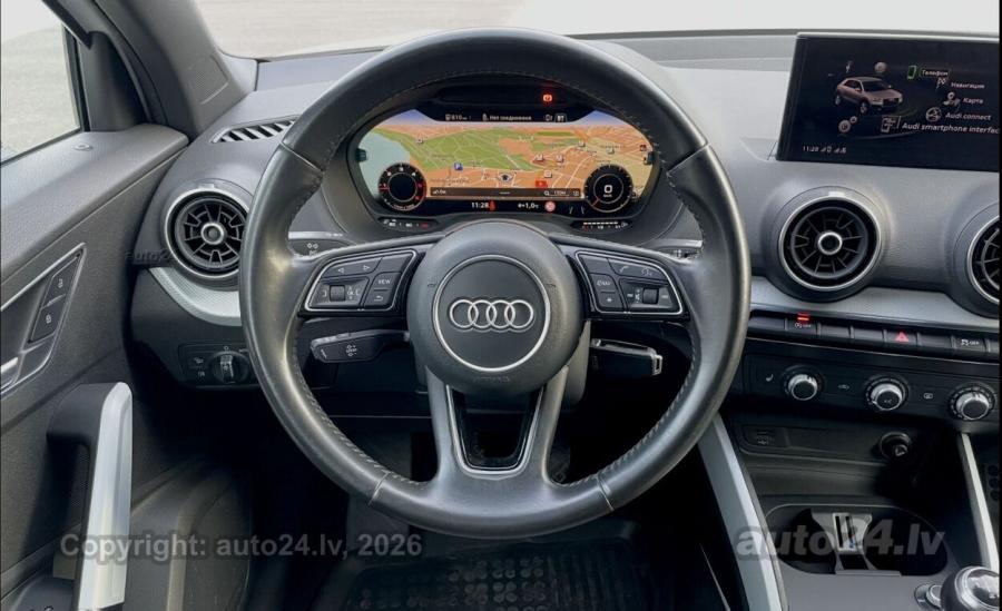 White Audi Q2 2017 in Tallinn, with an engine capacity of 1.60 L and mileage of 95 thousand km for 16000 €, photo 9 on AUTOMOTO.COM.LV