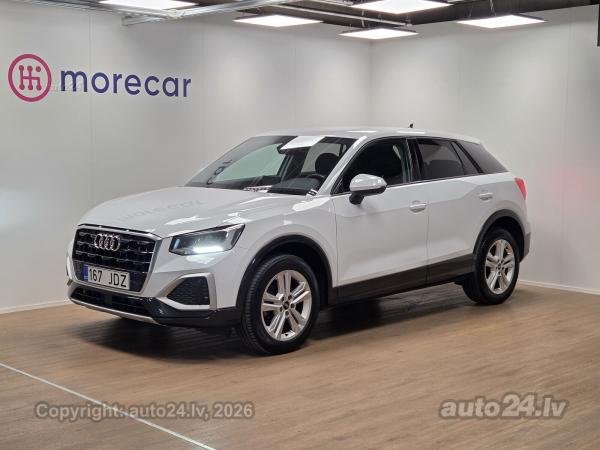 White Audi Q2 2021 in Tallinn, with an engine capacity of 1.50 L and mileage of 66 thousand km for 19900 €, photo 1 on AUTOMOTO.COM.LV