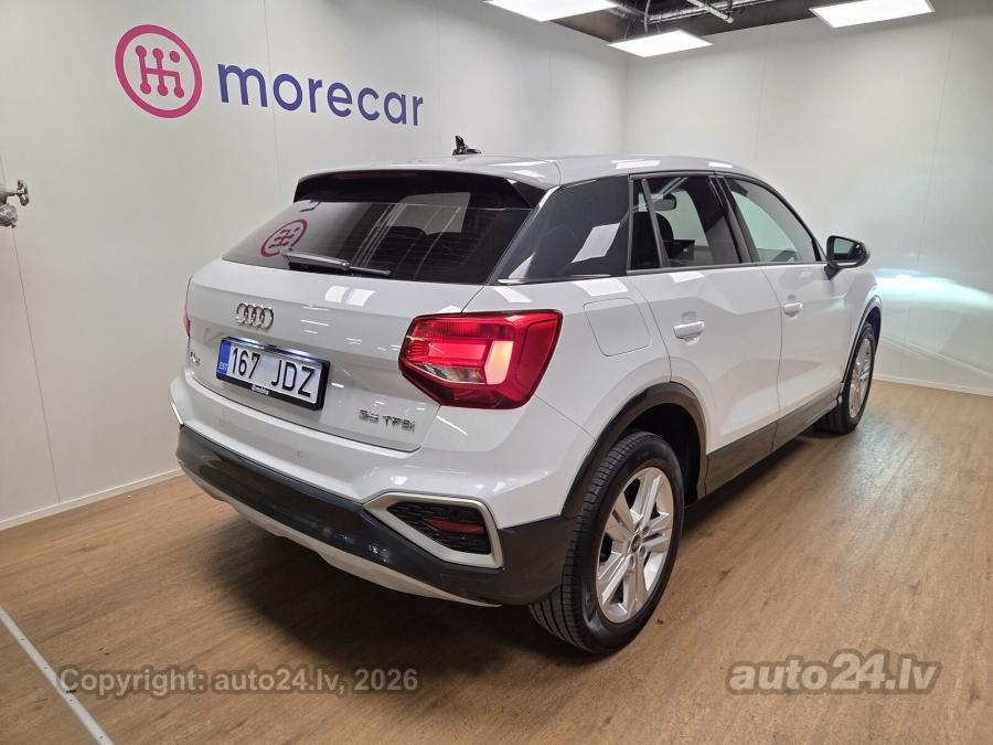 White Audi Q2 2021 in Tallinn, with an engine capacity of 1.50 L and mileage of 66 thousand km for 19900 €, photo 7 on AUTOMOTO.COM.LV