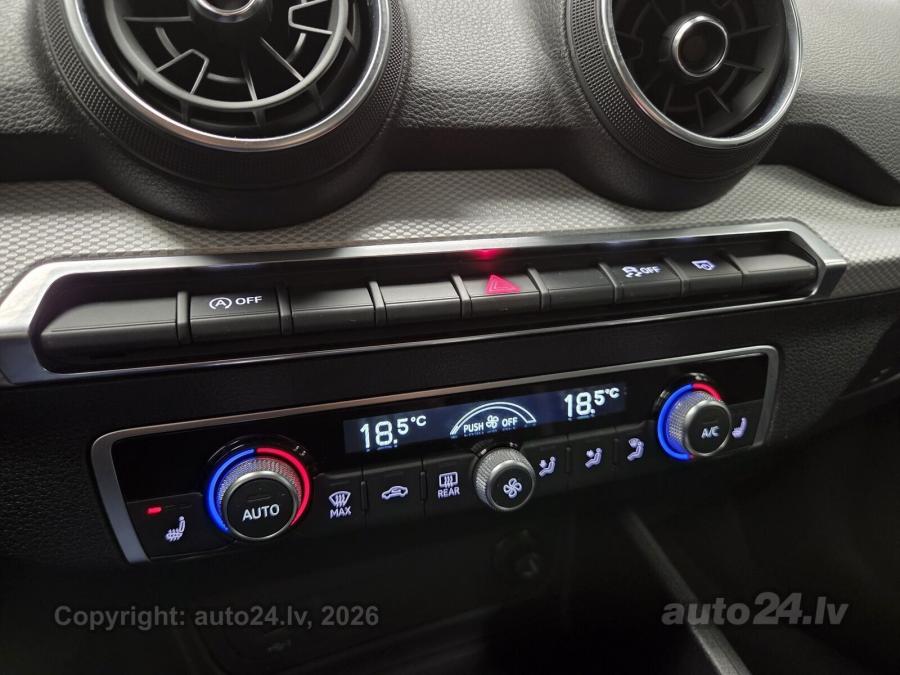 White Audi Q2 2021 in Tallinn, with an engine capacity of 1.50 L and mileage of 66 thousand km for 19900 €, photo 12 on AUTOMOTO.COM.LV