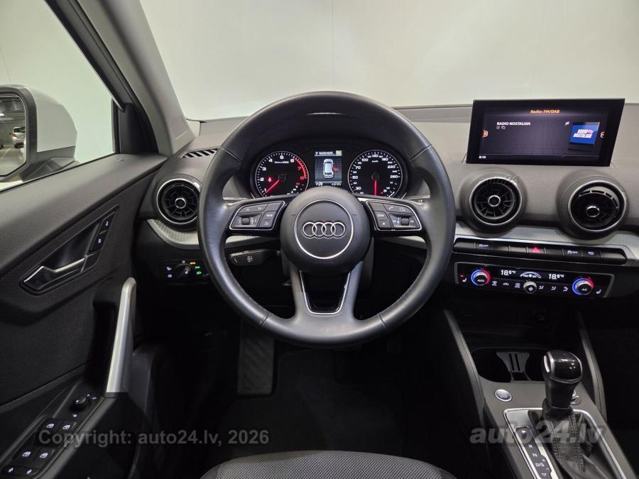 White Audi Q2 2021 in Tallinn, with an engine capacity of 1.50 L and mileage of 66 thousand km for 19900 €, photo 15 on AUTOMOTO.COM.LV