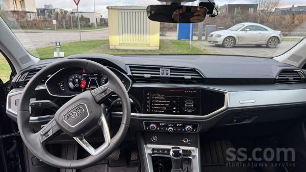 Black Audi Q3 2025 in Riga, with an engine capacity of 1.50 L and mileage of 4 thousand km for 38500 €, photo 9 on AUTOMOTO.COM.LV