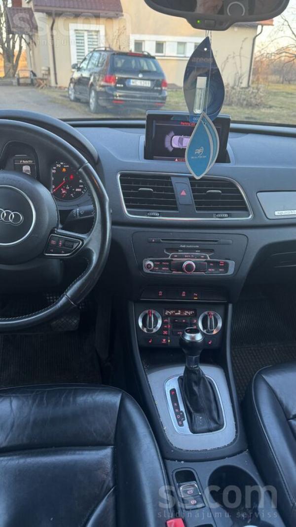 Black Audi Q3 2011 in Ventspils, with an engine capacity of 2.00 L and mileage of 305 thousand km for 9108 €, photo 6 on AUTOMOTO.COM.LV