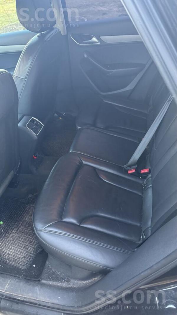 Black Audi Q3 2011 in Ventspils, with an engine capacity of 2.00 L and mileage of 305 thousand km for 9108 €, photo 8 on AUTOMOTO.COM.LV