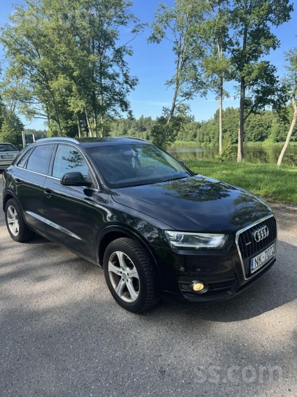 Black Audi Q3 2011 in Ventspils, with an engine capacity of 2.00 L and mileage of 305 thousand km for 8908 €, photo 2 on AUTOMOTO.COM.LV
