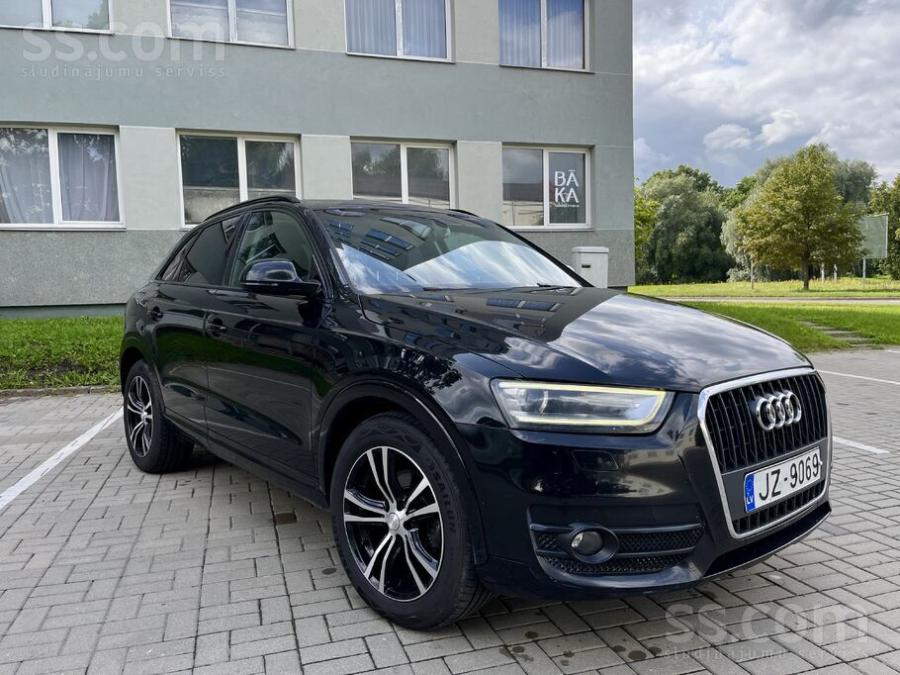 Black Audi Q3 2011 in Jelgava, with an engine capacity of 2.00 L and mileage of 289 thousand km for 9700 €, photo 4 on AUTOMOTO.COM.LV
