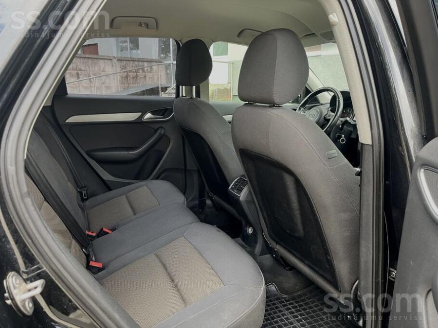 Black Audi Q3 2011 in Jelgava, with an engine capacity of 2.00 L and mileage of 289 thousand km for 9700 €, photo 10 on AUTOMOTO.COM.LV