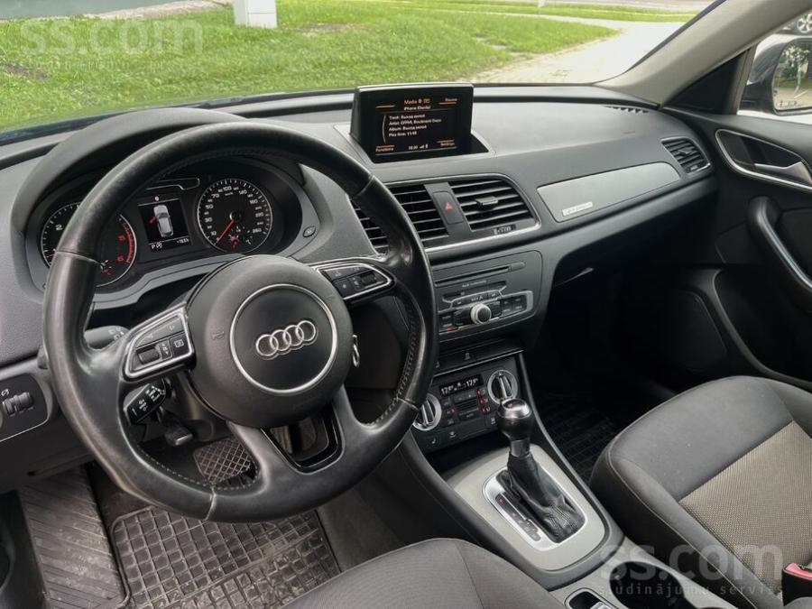 Black Audi Q3 2011 in Jelgava, with an engine capacity of 2.00 L and mileage of 289 thousand km for 9700 €, photo 12 on AUTOMOTO.COM.LV