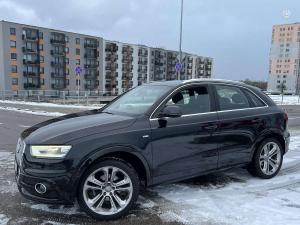 Black Audi Q3 2012 in Vilnius, with an engine capacity of 1.98 L and mileage of 223 thousand km for 8900 €, photo 3 on AUTOMOTO.COM.LV