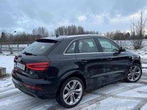 Black Audi Q3 2012 in Vilnius, with an engine capacity of 1.98 L and mileage of 223 thousand km for 8900 €, photo 4 on AUTOMOTO.COM.LV