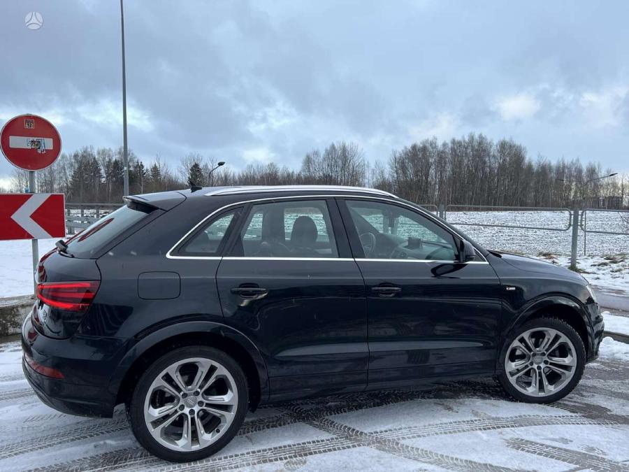 Black Audi Q3 2012 in Vilnius, with an engine capacity of 1.98 L and mileage of 223 thousand km for 8900 €, photo 5 on AUTOMOTO.COM.LV