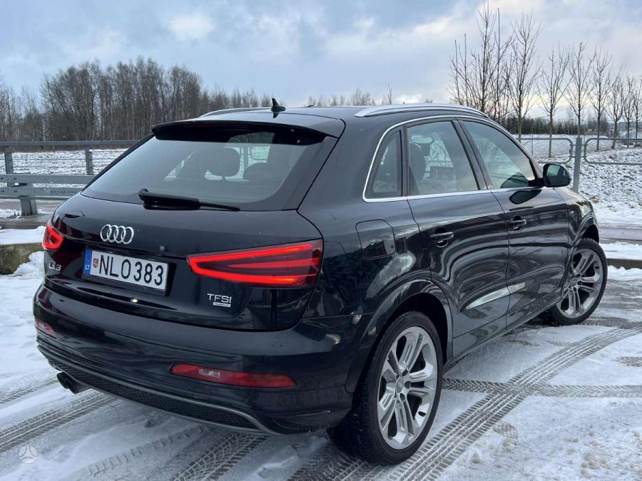 Black Audi Q3 2012 in Vilnius, with an engine capacity of 1.98 L and mileage of 223 thousand km for 8900 €, photo 7 on AUTOMOTO.COM.LV