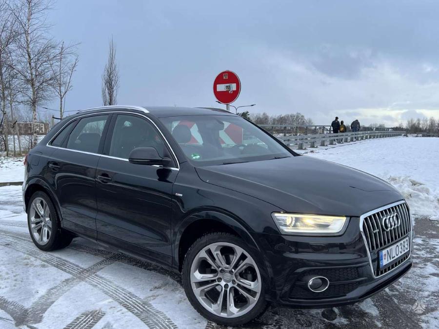 Black Audi Q3 2012 in Vilnius, with an engine capacity of 1.98 L and mileage of 223 thousand km for 8900 €, photo 11 on AUTOMOTO.COM.LV