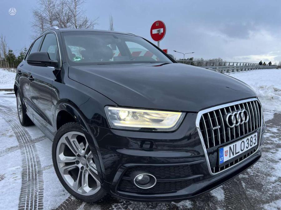 Black Audi Q3 2012 in Vilnius, with an engine capacity of 1.98 L and mileage of 223 thousand km for 8900 €, photo 12 on AUTOMOTO.COM.LV