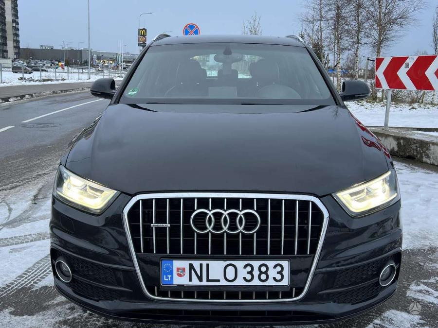 Black Audi Q3 2012 in Vilnius, with an engine capacity of 1.98 L and mileage of 223 thousand km for 8900 €, photo 13 on AUTOMOTO.COM.LV