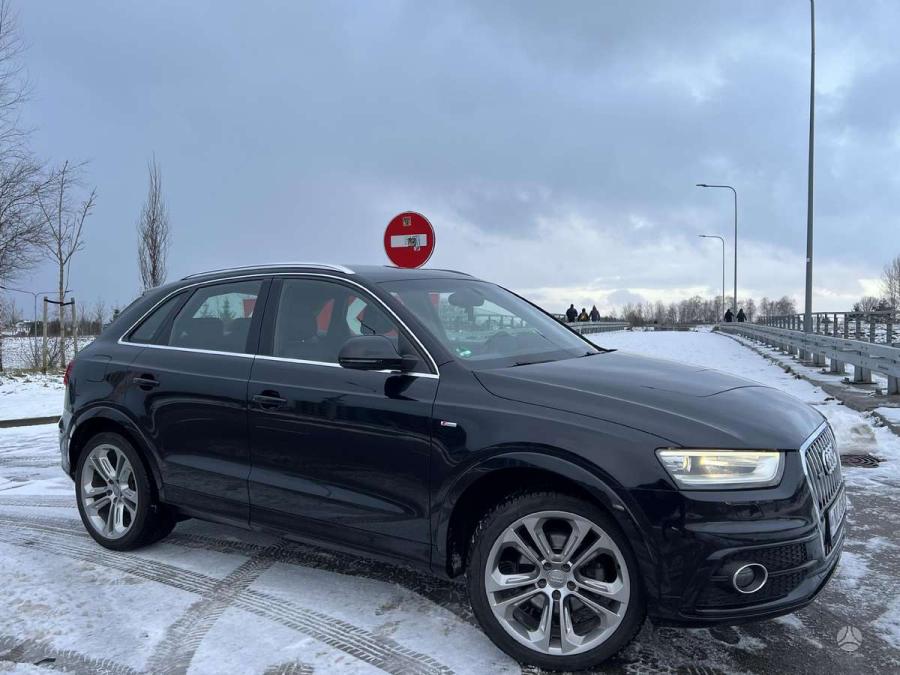 Black Audi Q3 2012 in Vilnius, with an engine capacity of 1.98 L and mileage of 223 thousand km for 8900 €, photo 14 on AUTOMOTO.COM.LV