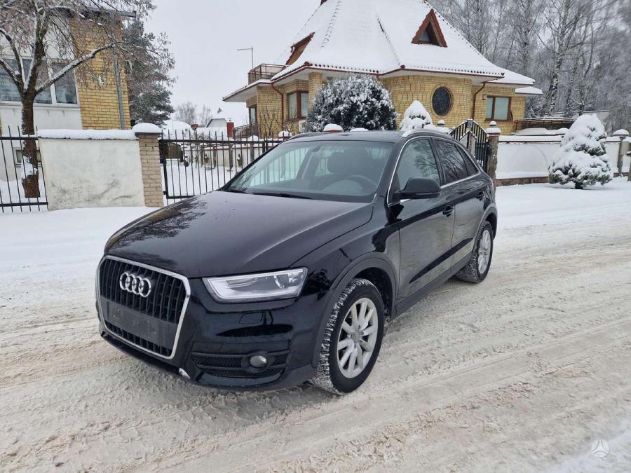 Black Audi Q3 2012 in Panevezys, with an engine capacity of 2.00 L and mileage of 300 thousand km for 6990 €, photo 1 on AUTOMOTO.COM.LV
