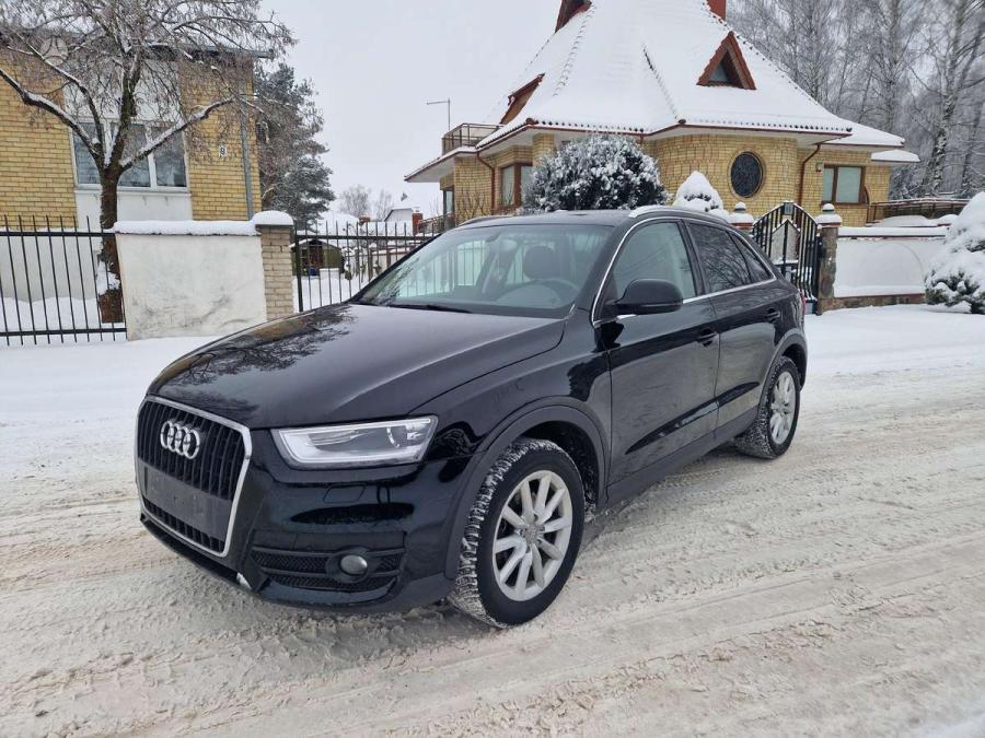 Black Audi Q3 2012 in Panevezys, with an engine capacity of 2.00 L and mileage of 300 thousand km for 6990 €, photo 2 on AUTOMOTO.COM.LV