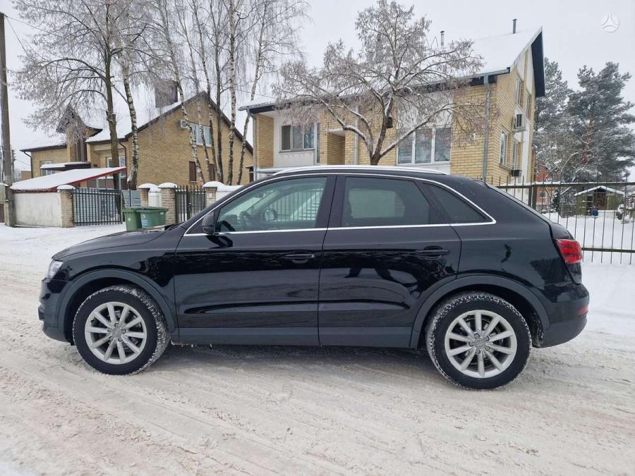 Black Audi Q3 2012 in Panevezys, with an engine capacity of 2.00 L and mileage of 300 thousand km for 6990 €, photo 3 on AUTOMOTO.COM.LV