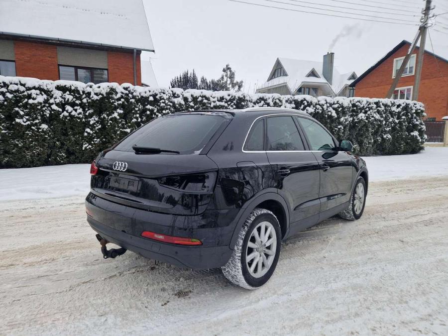 Black Audi Q3 2012 in Panevezys, with an engine capacity of 2.00 L and mileage of 300 thousand km for 6990 €, photo 7 on AUTOMOTO.COM.LV