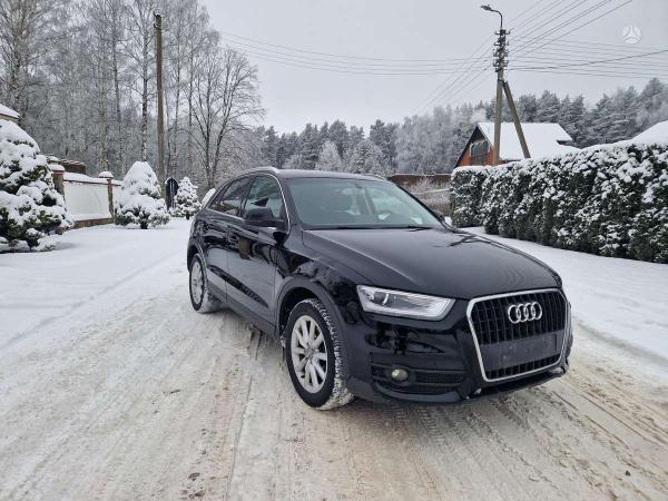 Black Audi Q3 2012 in Panevezys, with an engine capacity of 2.00 L and mileage of 300 thousand km for 6990 €, photo 9 on AUTOMOTO.COM.LV