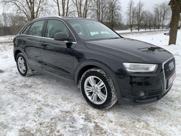 Black Audi Q3 2012 in Ogre, with an engine capacity of 2.00 L and mileage of 210 thousand km for 10970 €, photo 1 on AUTOMOTO.COM.LV