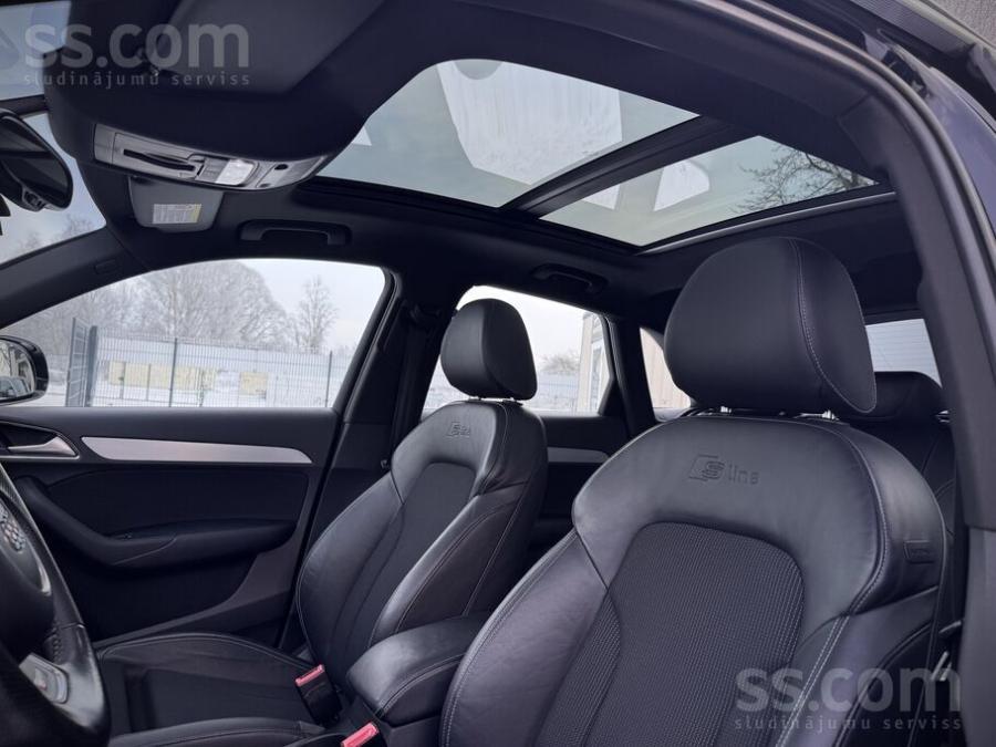 Black Audi Q3 2012 in Riga, with an engine capacity of 2.00 L and mileage of 224 thousand km for 13350 €, photo 15 on AUTOMOTO.COM.LV