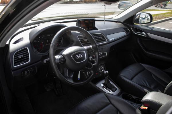 Melns Audi Q3 2012 Kauņa, ar dzinēja tilpumu 2.00 L un nobraukumu 293 tūkst. km par 9900 €, foto 7 vietnē AUTOMOTO.COM.LV