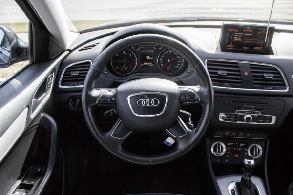Melns Audi Q3 2012 Kauņa, ar dzinēja tilpumu 2.00 L un nobraukumu 293 tūkst. km par 9900 €, foto 10 vietnē AUTOMOTO.COM.LV