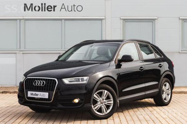 Black Audi Q3 2012 in Ventspils, with an engine capacity of 2.00 L and mileage of 185 thousand km for 11950 €, photo 1 on AUTOMOTO.COM.LV