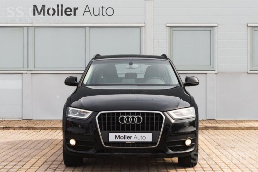 Black Audi Q3 2012 in Ventspils, with an engine capacity of 2.00 L and mileage of 185 thousand km for 11950 €, photo 8 on AUTOMOTO.COM.LV