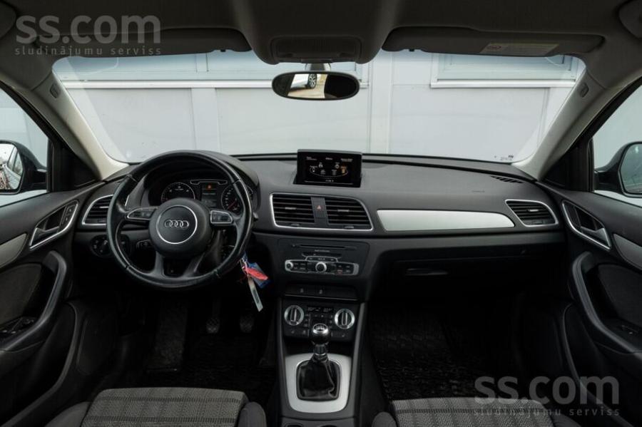 Black Audi Q3 2012 in Ventspils, with an engine capacity of 2.00 L and mileage of 185 thousand km for 11950 €, photo 16 on AUTOMOTO.COM.LV