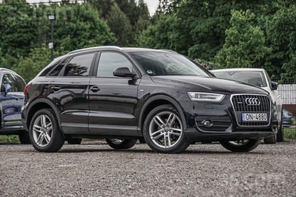 Black Audi Q3 2012 in Riga, with an engine capacity of 2.00 L and mileage of 153 thousand km for 12990 €, photo 2 on AUTOMOTO.COM.LV