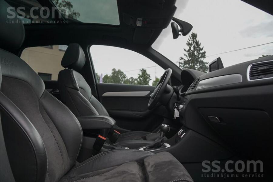 Black Audi Q3 2012 in Riga, with an engine capacity of 2.00 L and mileage of 153 thousand km for 12990 €, photo 8 on AUTOMOTO.COM.LV