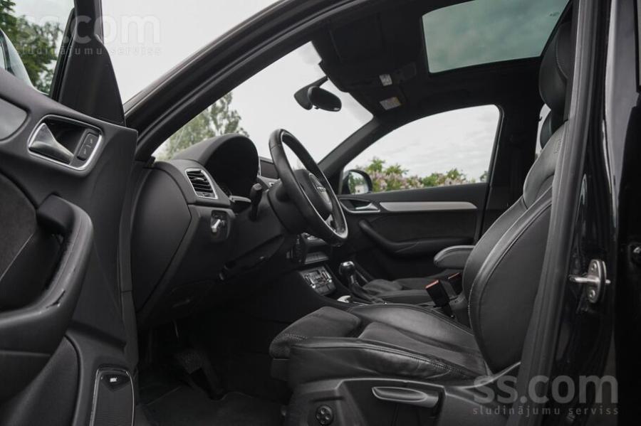 Black Audi Q3 2012 in Riga, with an engine capacity of 2.00 L and mileage of 153 thousand km for 12990 €, photo 15 on AUTOMOTO.COM.LV