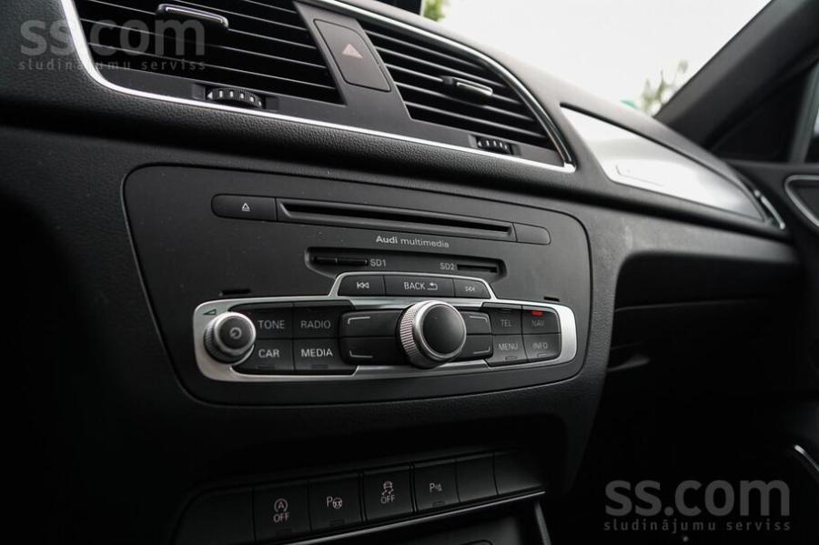 Black Audi Q3 2012 in Riga, with an engine capacity of 2.00 L and mileage of 153 thousand km for 12990 €, photo 21 on AUTOMOTO.COM.LV